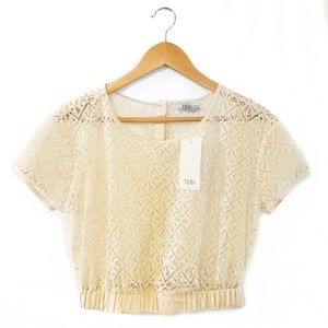 Tobi | Tops | New Tobi Lace Crop Top | Poshmark